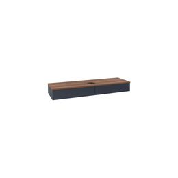 Villeroy & Boch V&B Waschtischunterschrank ohne Frontstruktur, mit Beleuchtung Antao 160x50cm, WBP-farbe w. wal, md bl. m Lac ; Villeroy & Boch (L14012HG)