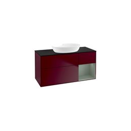 Villeroy & Boch V&B Waschtischunterschrank Finion 120cm, Pl bla m, Reg Oli. m Lac, Peo m ; Villeroy & Boch (FA72GMHB)