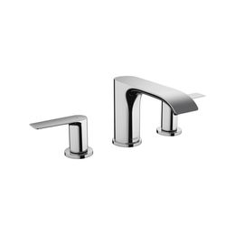 Hansgrohe 3-Loch-Waschtischarmatur 90 Vivenis mit Zugstangen-Ablaufgarnitur, chrom (75033000)