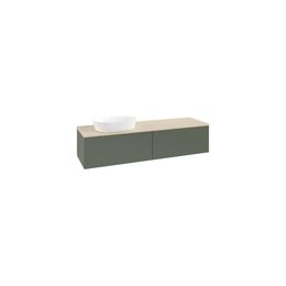 Villeroy & Boch V&B Waschtischunterschrank ohne Frontstruktur Antao 160x50cm, WBP botti., lea gre. m Lac ; Villeroy & Boch (K37013HL)