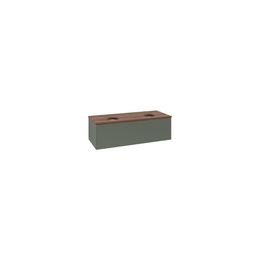 Villeroy & Boch V&B Waschtischunterschrank ohne Frontstruktur Antao 120x36x50cm, WBP w. wal, lea gre. m Lac ; Villeroy & Boch (K35012HL)