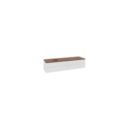 Villeroy & Boch V&B Waschtischunterschrank ohne Frontstruktur Antao 160x50cm, WBP-farbe w. wal, glo wh. Lac ; Villeroy & Boch (K26012GF)