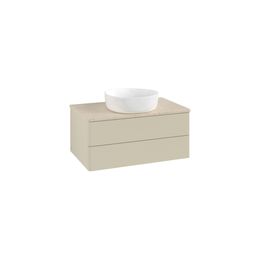 Villeroy & Boch V&B Waschtischunterschrank ohne Frontstruktur -Beleuchtung Antao 80x36x50cm, WBP botti., si Gr m Lac ; Villeroy & Boch (L19013HJ)
