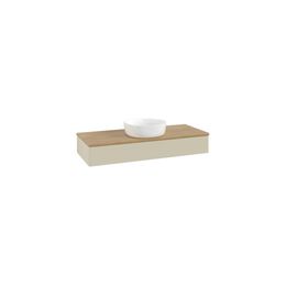 Villeroy & Boch V&B Waschtischunterschrank ohne Frontstruktur Antao 120x19x50cm, WBP hon. Oa, si Gr m Lac ; Villeroy & Boch (K10011HJ)