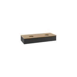 Villeroy & Boch V&B Waschtischunterschrank mit Frontstruktur, mit Beleuchtung Antao 120x19x50cm, WBP hon. Oa, bla m Lac ; Villeroy & Boch (L13111PD)