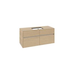 Villeroy & Boch V&B Waschtischunterschrank Collaro 120x54,8x50cm, WT mittig, nordic oak ; Villeroy & Boch (C11200VJ)