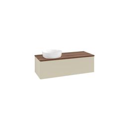 Villeroy & Boch V&B Waschtischunterschrank ohne Frontstruktur, mit Beleuchtung Antao 120x36x50cm, WBP w. wal, si Gr m Lac ; Villeroy & Boch (L33012HJ)