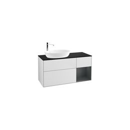 Villeroy & Boch V&B Waschtischunterschrank Finion 120cm, Pl bla m, Reg md m Lac, wh. m Lac ; Villeroy & Boch (F932HGMT)