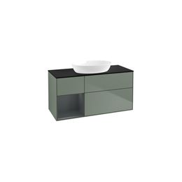 Villeroy & Boch V&B Waschtischunterschrank Finion 120cm, Pl b m, Reg md m Lac, Oli. m Lac ; Villeroy & Boch (FA62HGGM)