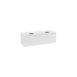Villeroy & Boch V&B Waschtischunterschrank mit Frontstruktur, mit Beleuchtung Antao 120x36x50cm, WBP-farbe Lac, glo wh. Lac ; Villeroy & Boch (L35110GF)