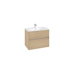 Villeroy & Boch V&B Waschtischunterschrank Collaro 76,1x61x48cm, WT mittig, nordic oak ; Villeroy & Boch (C14400VJ)
