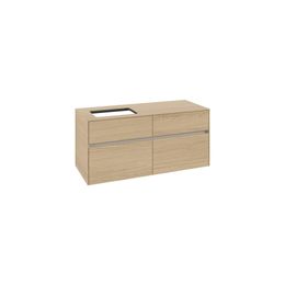Villeroy & Boch V&B Waschtischunterschrank Collaro 120x54,8x50cm, WT links, nordic oak ; Villeroy & Boch (C11300VJ)