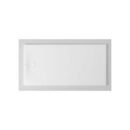 Duravit Rechteck-Duschwanne Tempano 180x90x5,5cm, bodenb&uuml;ndig, AS, wei&szlig; (720213000000001)