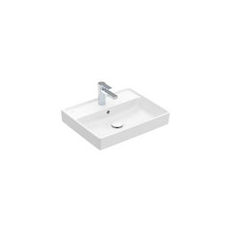Villeroy & Boch V&B Waschtisch Collaro 55x44cm, mit &Uuml;berlauf, wei&szlig; C-plus ; Villeroy & Boch (4A3355R1)