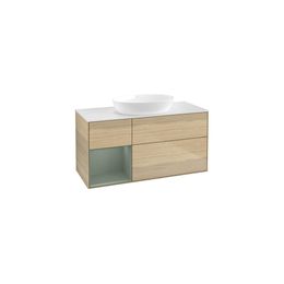 Villeroy & Boch V&B Waschtischunterschrank Finion 120cm, Pl wh. m, Reg Oli. m Lac, Oa ven ; Villeroy & Boch (FA61GMPC)