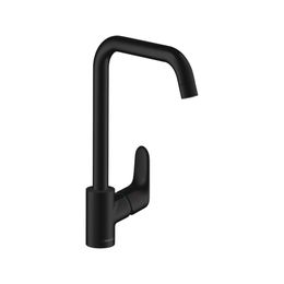 Hansgrohe Sp&uuml;ltisch-Einhebelmischer 260 Focus M41 1jet, mattschwarz (31820670)