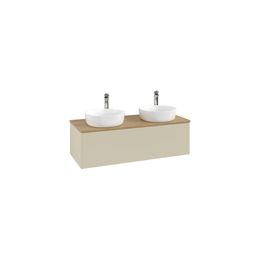 Villeroy & Boch V&B Waschtischunterschrank ohne Frontstruktur, mit Beleuchtung Antao 120x36x50cm, HL, WBP hon. Oa, si G m Lac ; Villeroy & Boch (L35051HJ)