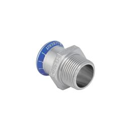 Geberit bergangsst&uuml;ck Mapress d 15xR 1/2, labs-f, m AG, Edelstahl (81703)