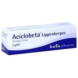 betapharm Aciclobeta Lippenherpes Creme 2 G