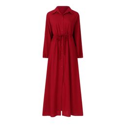 Elara Kleid Damen Gr&ouml;&szlig;e 42 bordeaux Winterkleid