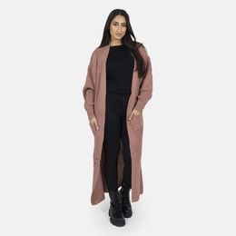Elara Strickmantel Damen Gr&ouml;&szlig;e XL rosa