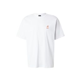 Iriedaily T-Shirt 'Homeoffice' Herren Gr&ouml;&szlig;e XXL beige / orange / wei&szlig;