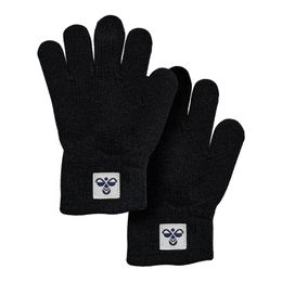 Hummel Fingerhandschuhe Jungen Gr&ouml;&szlig;e M schwarz / wei&szlig;