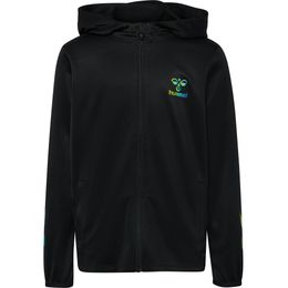 Hummel Sportsweatjacke Jungen Gr&ouml;&szlig;e 140 schwarz