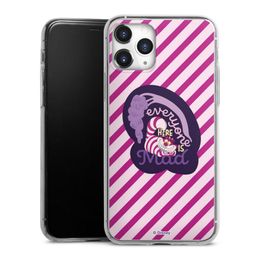 DeinDesign iPhone 11 Pro Handy Slim Case Silikon Handyh&uuml;lle transparent H&uuml;lle extra d&uuml;nn Disney Alice In Wonderland Grinning Cat Silikon Slim Case