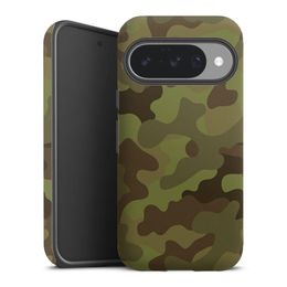 DeinDesign Google Pixel 10 Handy Panzer Handyh&uuml;lle robuste Outdoor H&uuml;lle Schutzh&uuml;lle matt Camouflage Tarnmuster Army Tough Case