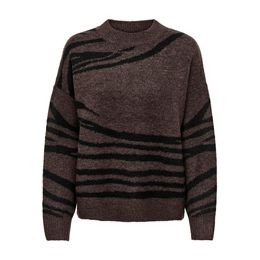 Jacqueline de Yong JDY Pullover 'JDYLincon' Damen Gr&ouml;&szlig;e XS braunmeliert / schwarz