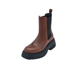 EDITED Stiefelette 'Unnea' Damen Gr&ouml;&szlig;e 36 braun Winterschuhe