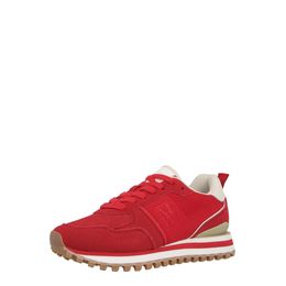Marc O'Polo Marc O'polo Sneaker 'Bjorna' Damen Gr&ouml;&szlig;e 36 rot / wollwei&szlig;