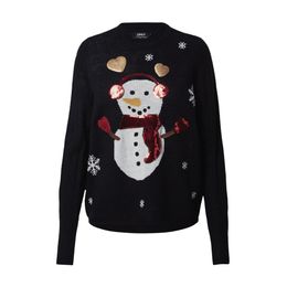 Only Sweater 'XMAS Exclusive Snowman' female Black size XXL