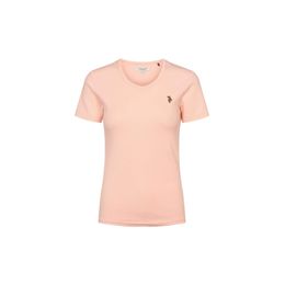 U.S. Polo Assn. T-Shirt 'UWCarola' Damen Gr&ouml;&szlig;e L puder