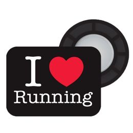 BibBits Magnetische Startnummernhalter I Love Running
