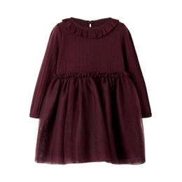 Lil'atelier Kleid M&auml;dchen Gr&ouml;&szlig;e 92 brombeer