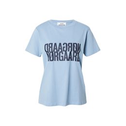 Mads N&oslash;rgaard Mads Norgaard Copenhagen T-Shirt 'Single Cotton Trenda P' Damen Gr&ouml;&szlig;e L marine / opal