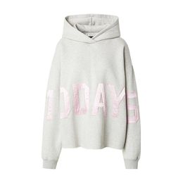 10DAYS Sweatshirt Damen Gr&ouml;&szlig;e S hellgrau / hellpink