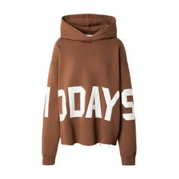 10DAYS Sweatshirt Damen Gr&ouml;&szlig;e XL braun / wei&szlig;