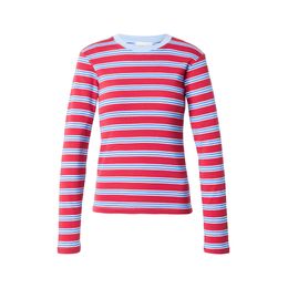 Topshop Shirt 'JAVA' Damen Gr&ouml;&szlig;e XS blau / hellblau / rot / wei&szlig;
