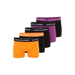 Jack & Jones Jack & Jones Boxershorts 'JACZOHAN' Herren Gr&ouml;&szlig;e M beere / orange / schwarz