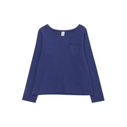ABOUT YOU M&auml;dchen - Shirts & Tops 'Giulia Shirt' M&auml;dchen Gr&ouml;&szlig;e 98/104 dunkelblau