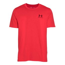 Under Armour Funktionsshirt 'Sportstyle' Herren Gr&ouml;&szlig;e XXXL rot / schwarz