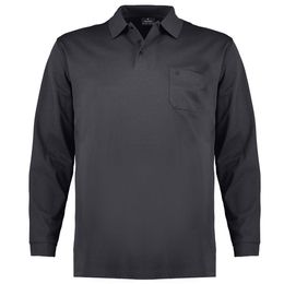 Gro&szlig;e Gr&ouml;&szlig;en Ragman Pflegeleichtes Poloshirt "Soft Knit" Farbe schwarz Gr&ouml;&szlig;e: 3XL