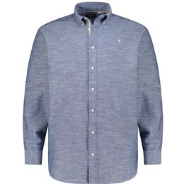 Jack & Jones Gro&szlig;e Gr&ouml;&szlig;en Jack&Jones Freizeithemd aus Baumwoll-Leinen-Mix Farbe hellblau Gr&ouml;&szlig;e: 7XL