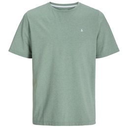 Jack & Jones Gro&szlig;e Gr&ouml;&szlig;en Jack&Jones T-Shirt mit Label-Stickerei Farbe gr&uuml;n Gr&ouml;&szlig;e: 7XL