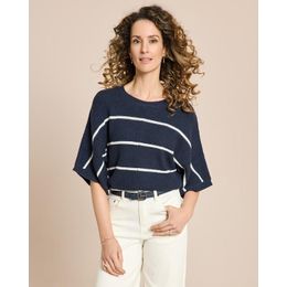 THOMAS RATH Oversize Pullover Waffelstrick