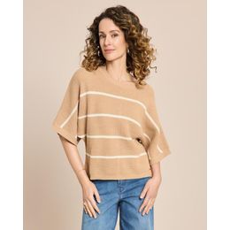 THOMAS RATH Oversize Pullover Waffelstrick