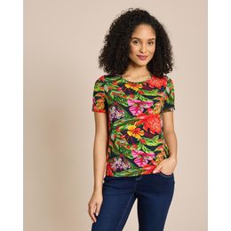 Helena Vera Shirt mit Big-Tropical-Druck